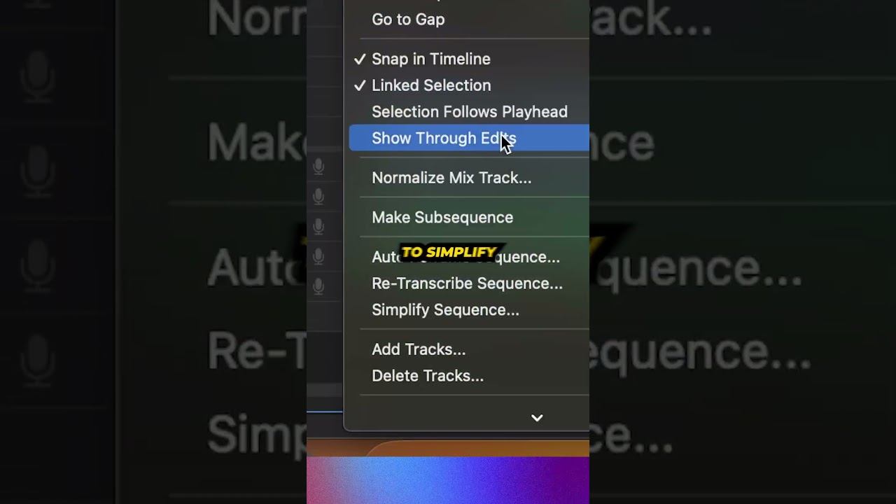 ORGANIZE Your MESSY TIMELINE in SECONDS With SIMPLIFY SEQUENCE (PREMIERE PRO TUTORIAL)