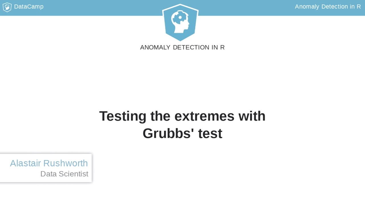 R Tutorial: Testing the extremes with Grubbs' test