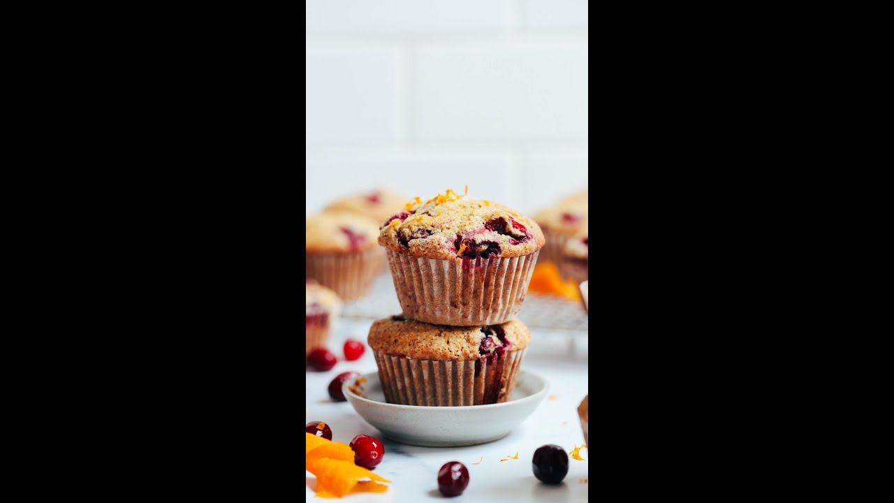 Gluten-Free Cranberry Orange Muffins (Vegan) | Minimalist Baker Recipes