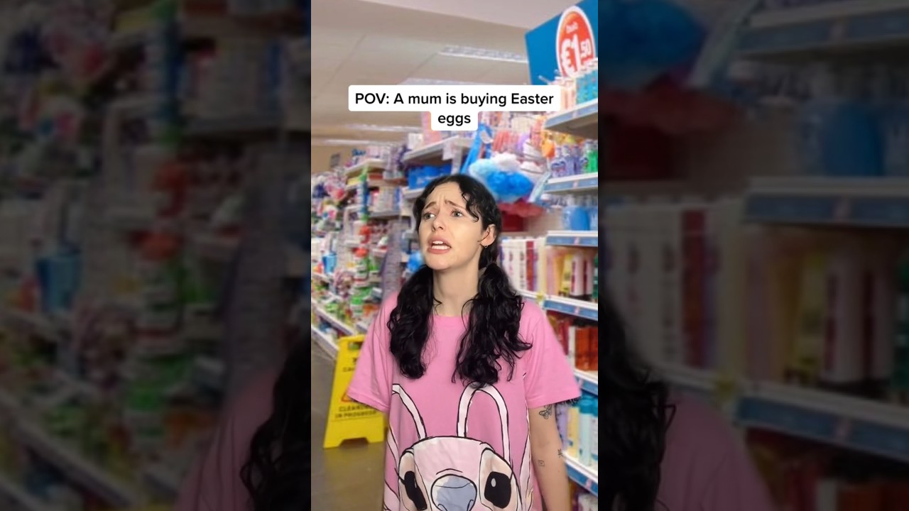 MUMS BUYING EASTER EGGS