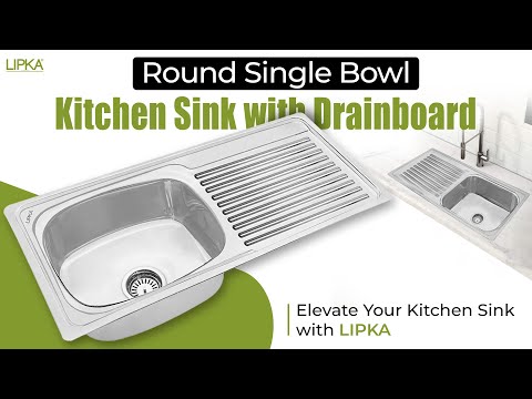 How to install Single Bowl Kitchen Sink with Drain? LIPKA's #bestkitchensink in India
