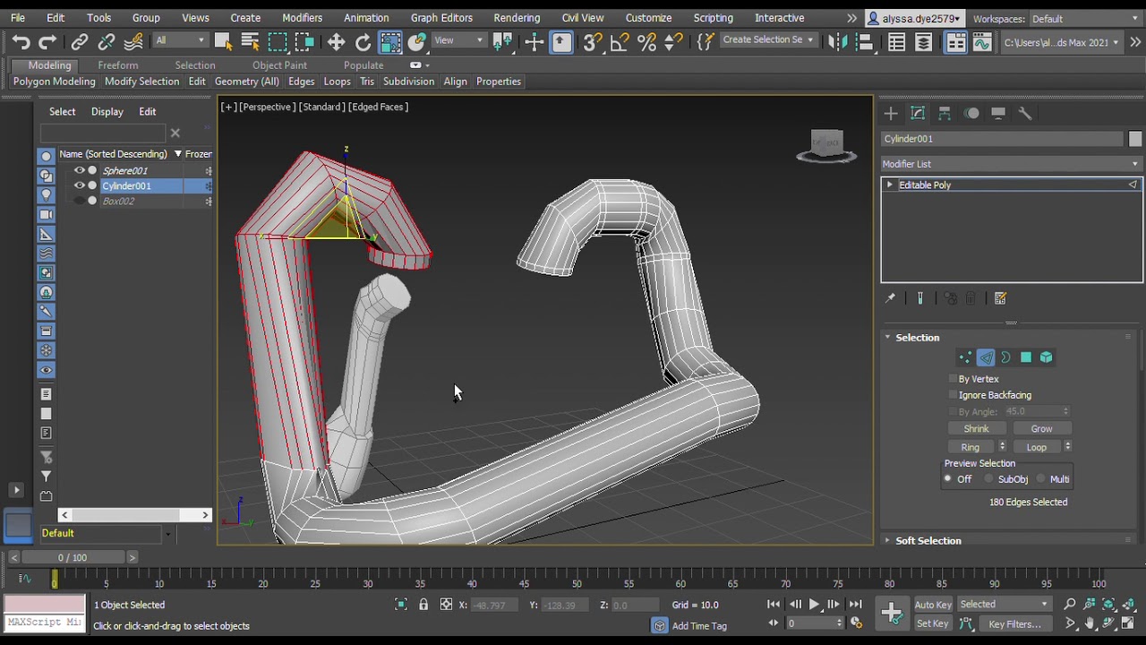 Snake Dice - 3DS Max