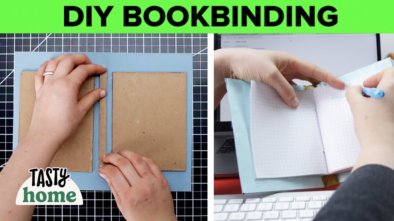 DIY Hard Cover Bookbinding | Tasty Home