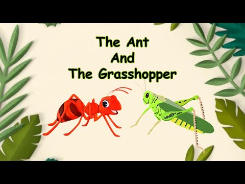 The Ant and the Grasshopper | Moral stories for kids in English | Kids bedtime story.