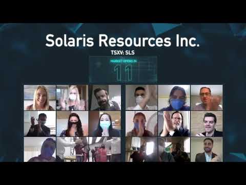 Solaris Resources Inc. Virtually Opens The Market, July 14, 2020