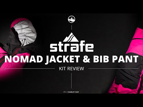 Strafe Nomad Jacket and Nomad Bib 3L Shell Outerwear Review with SkiEssentials.com