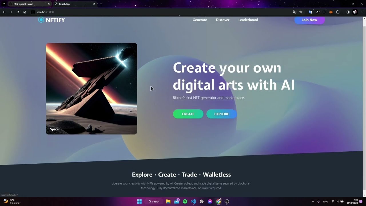AI NFTify Marketplace Demo