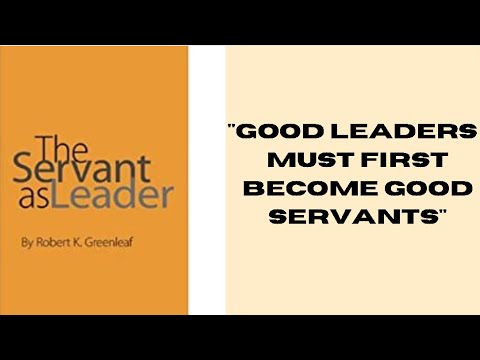 The Servant As Leader -Robert K. Greenleaf :Full Audiobook