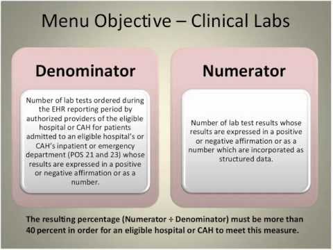 Meaningful Use Objectives Eligible Hospitals Part 2