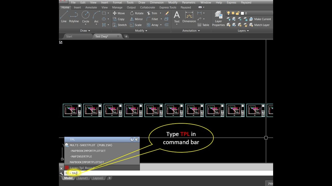 (TPL) AutoCAD Lisp untuk Mencetak Beberapa Lembar Sekaligus
