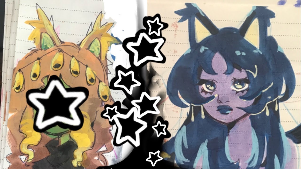we’re drawing cat girls now pt 2 