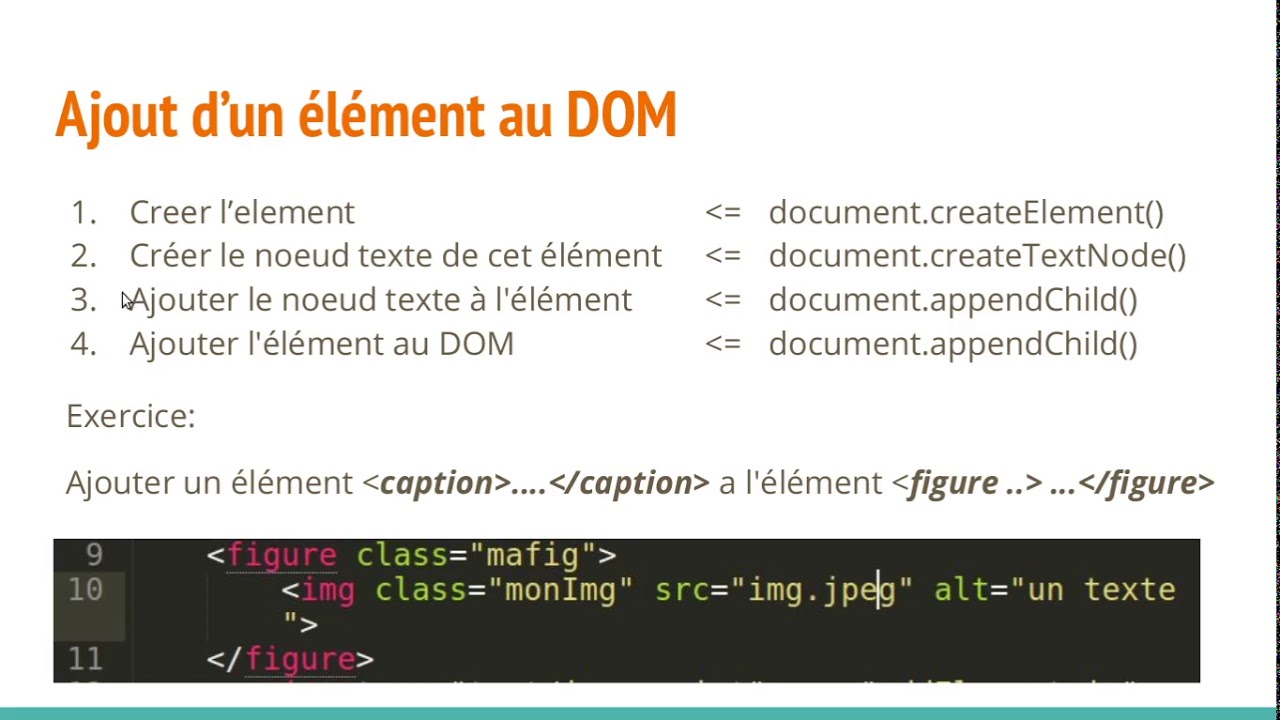 CreateElement (suite)
