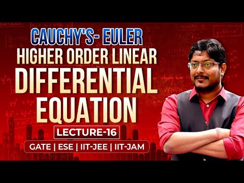 L16 CAUCHY'S EULER Higher Order Linear Differential Equation - Engineering Maths Video Lecture ...