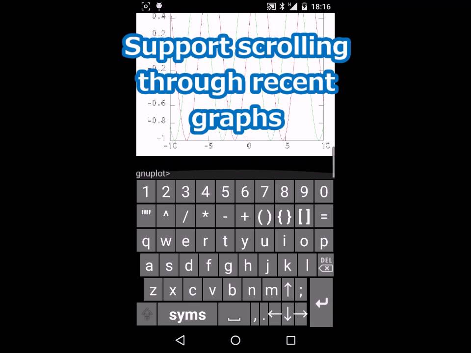 Gnuplot for Android