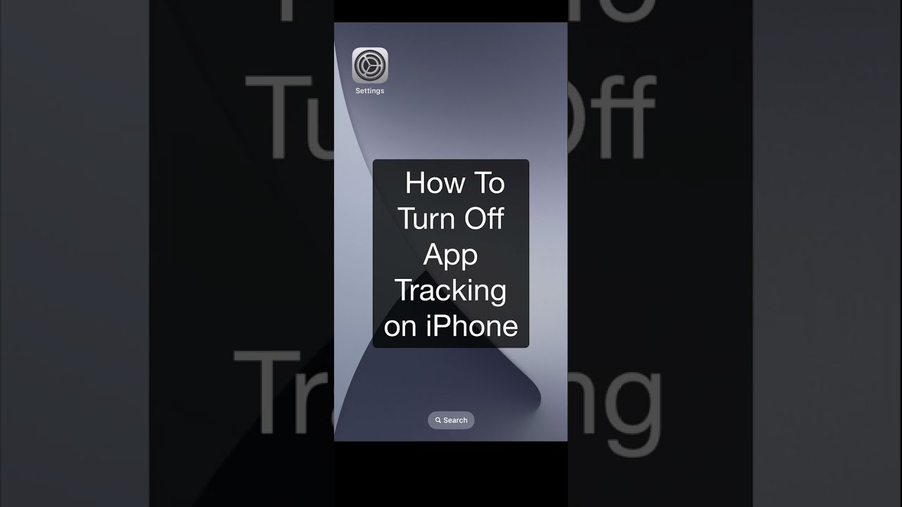 How To Turn Off App Tracking on iPhone #shorts #apple #iphone #tracking #howto