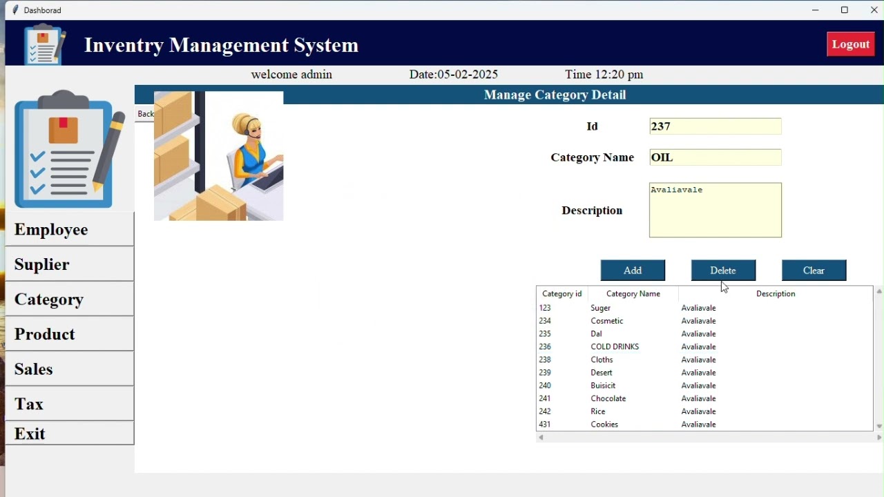 Inventory Management System in Python – Category Module || with savan   soni