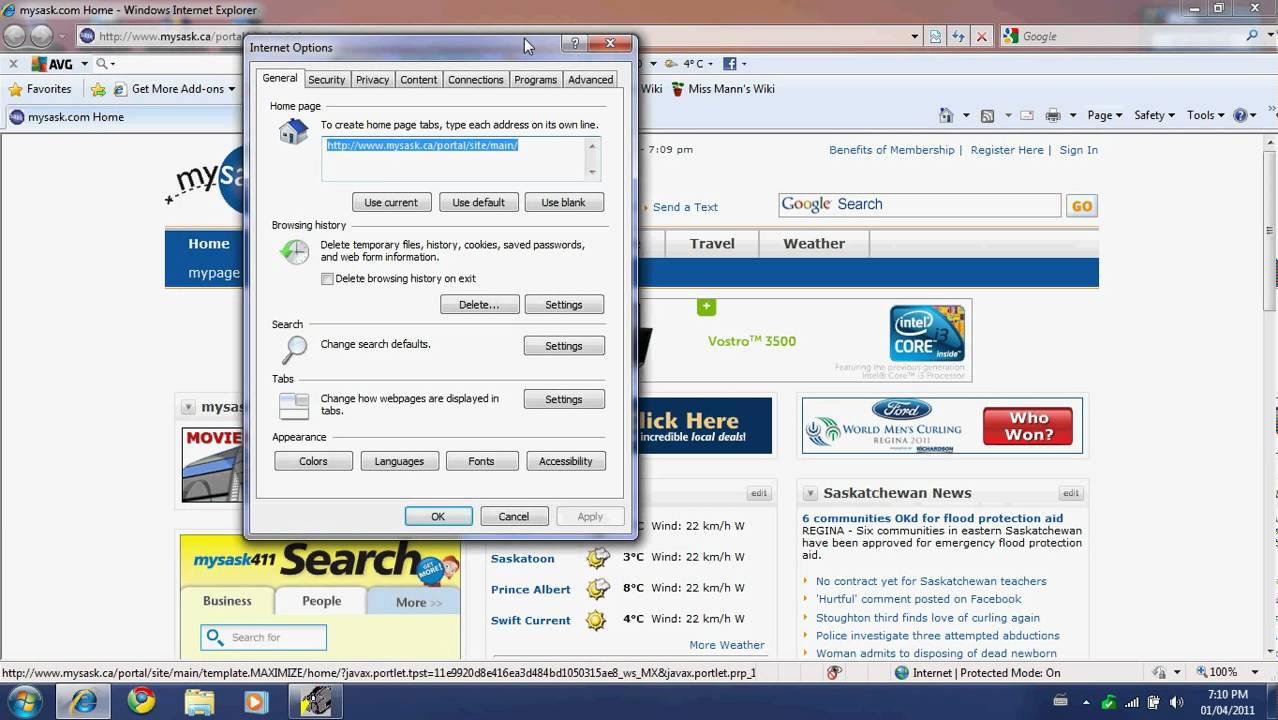 How To Make Internet Explorer® 8 Your Default Web Browser