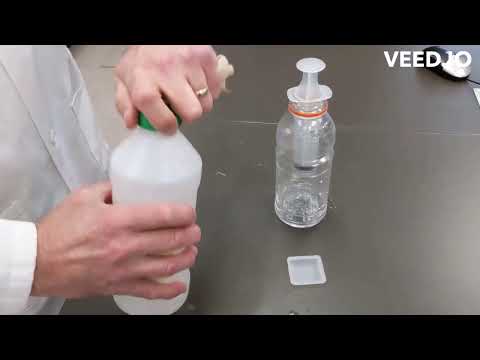 CO2 collection through the reaction of Sodium Bicarbonate and Hydrochloric Acid -lab demo