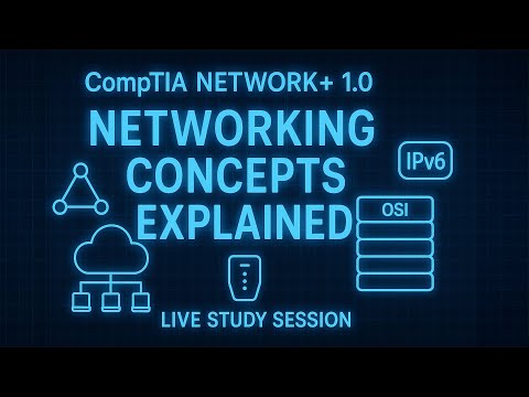 Networking Concepts Explained | Section 1.0 | Network+ Study Stream