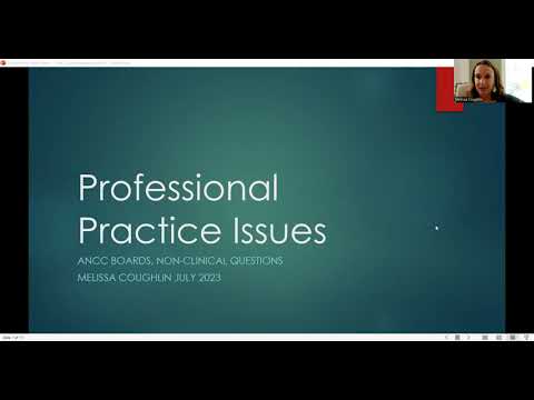 Professional Practice guidelines: ANCC BOARDS