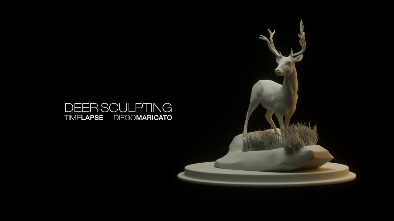 Zbrush Deer Sculpting Timelapse