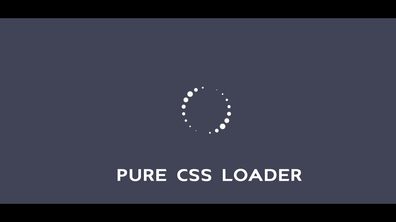 Quick & Easy CSS Loaders | coding magi