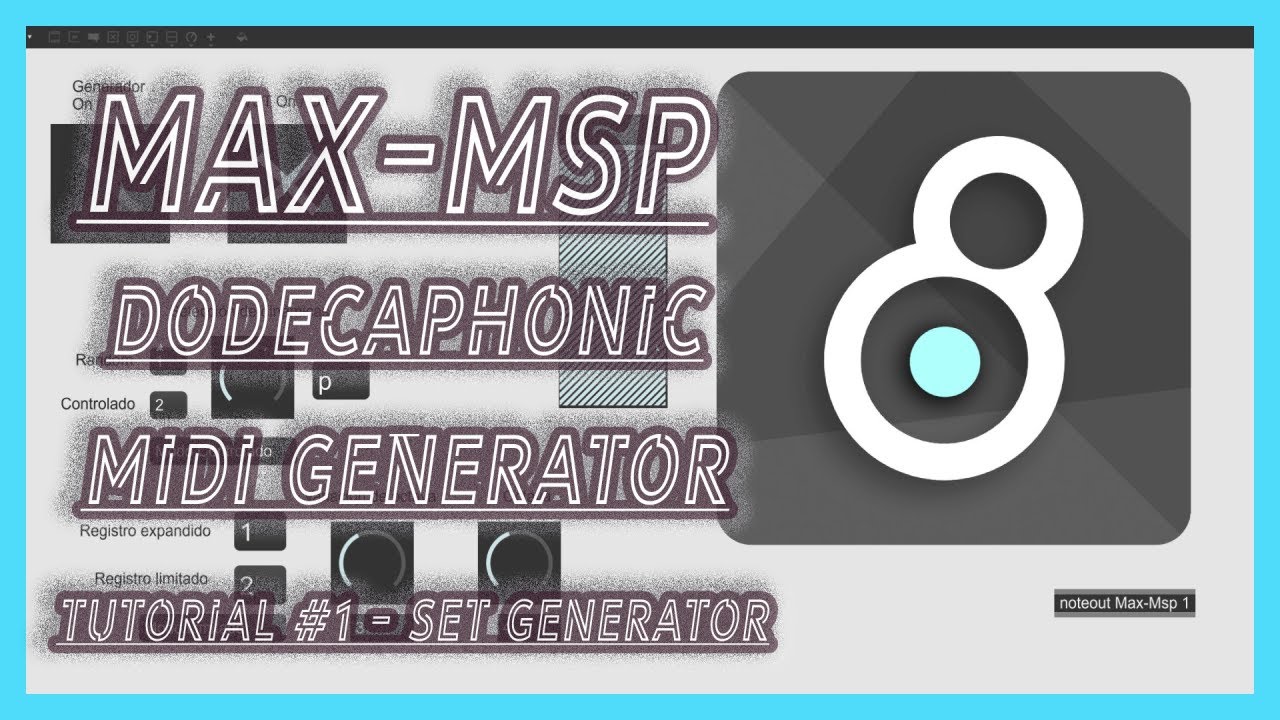 How to Max Msp - Dodecaphonic Midi Generator Tutorial #1