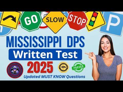 Mississippi Permit Test 2025 (50 Updated DPS Questions and Answers you NEED to Know)