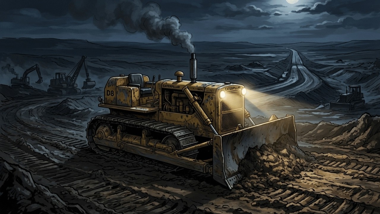 The Dark Story Behind the Caterpillar D8 — The Machine That Built 41,000 Miles and Changed America