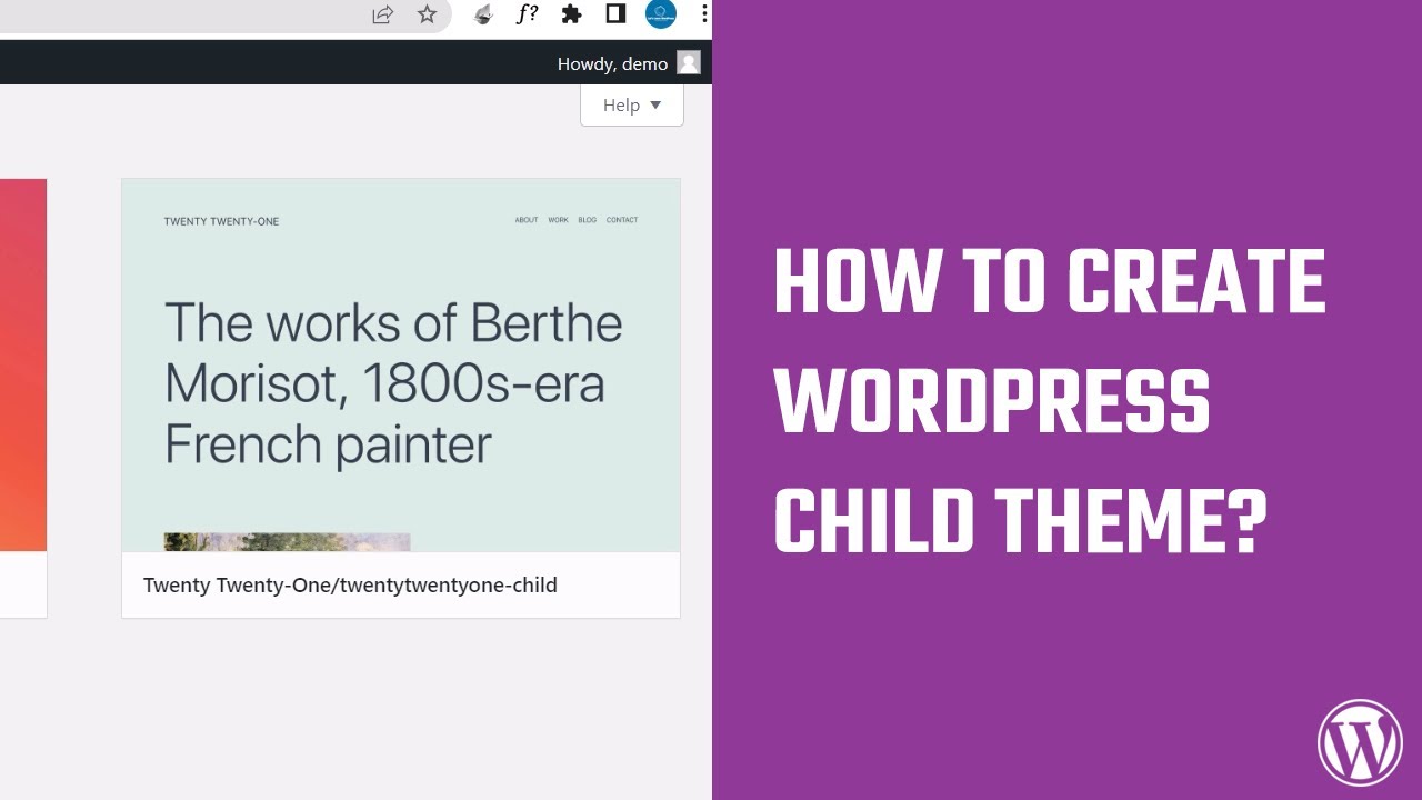 How to create WordPress child theme? #WordPress 52