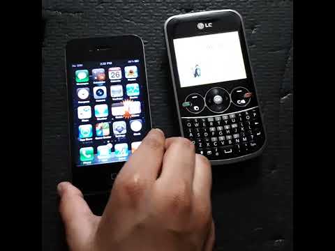 iPhone 4 vs LG900G @devicefantasy856 #iphone #lg