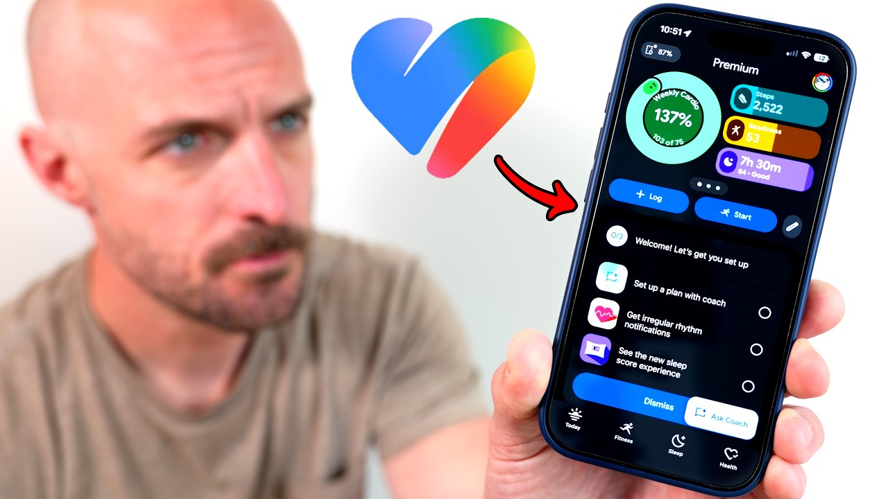 Google’s New Health App First Look! (Fitbit Air + iPhone Walkthrough)
