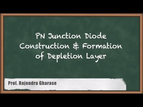 PN Junction Diode Construction and Formation of Depletion Layer Video ...