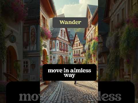 Wander in English | Daily English Words #englishvocabulary