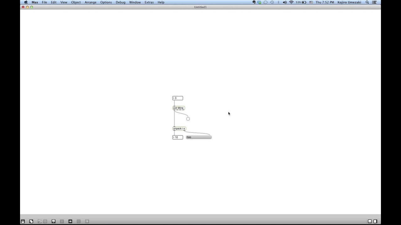 Max Tutorial: coll Object (Part 4)