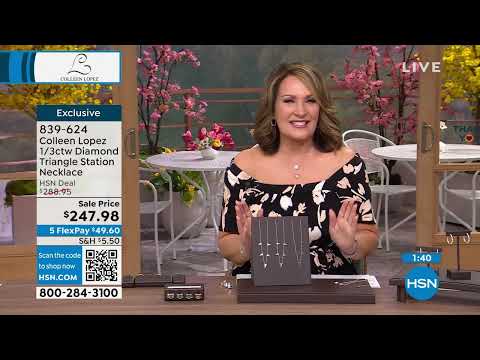 Colleen Lopez 1/3ctw Diamond Triangle Station Sterling S...