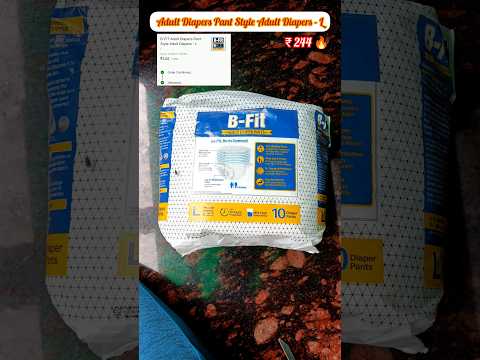 Adult Diapers Pant Style Adult Diapers - L (10 Pieces) #diapers #adult #bfit #review #unboxing #pad