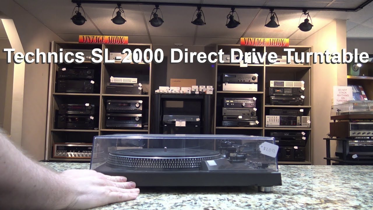 Technics SL-2000 Direct Drive Turntable Overview