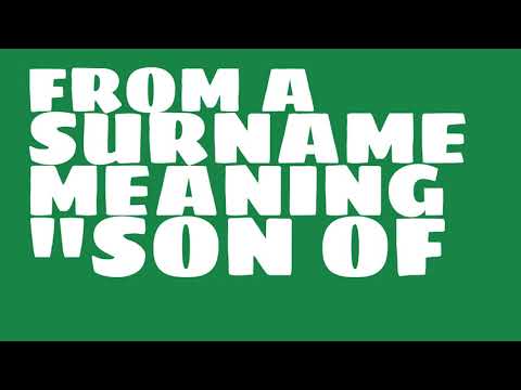 What is the origin of the name Anson?