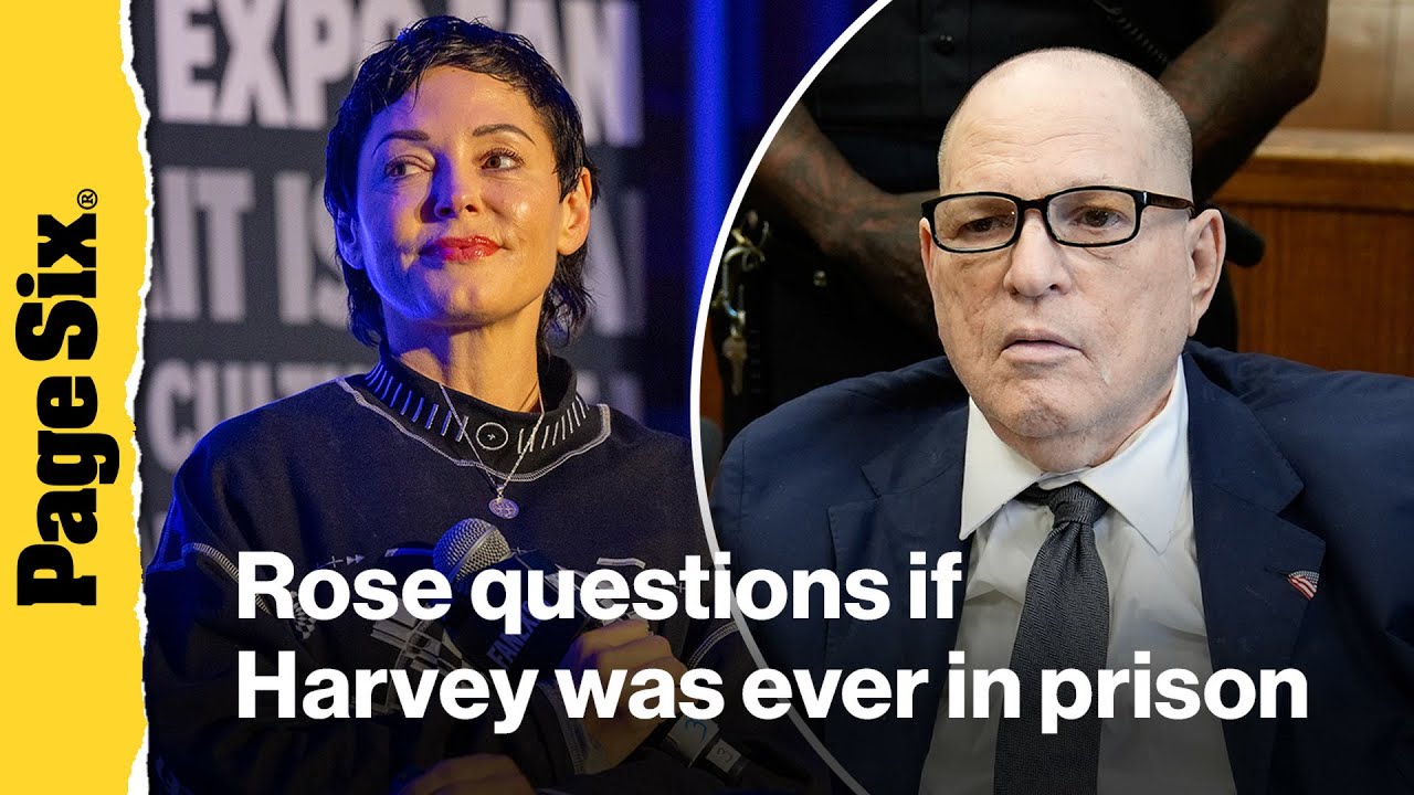 Rose McGowan questions if Harvey Weinstein has 'ever spent a day in prison'