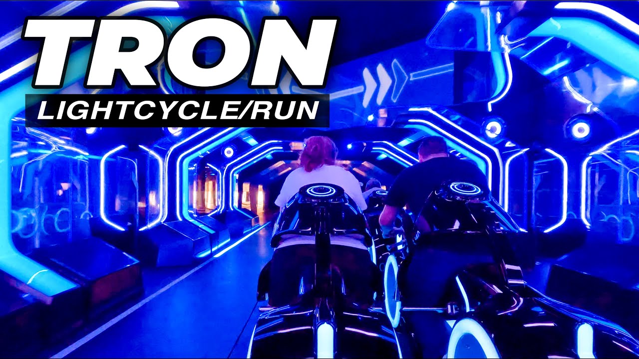 MyDisneyFix | NEW TRON Lightcycle/Run FULL Ride POV [4K] Magic Kingdom ...
