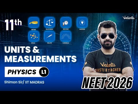Units & Measurements L1 | Class 11 | Physics | NEET 2026 |🔥 Shimon Sir