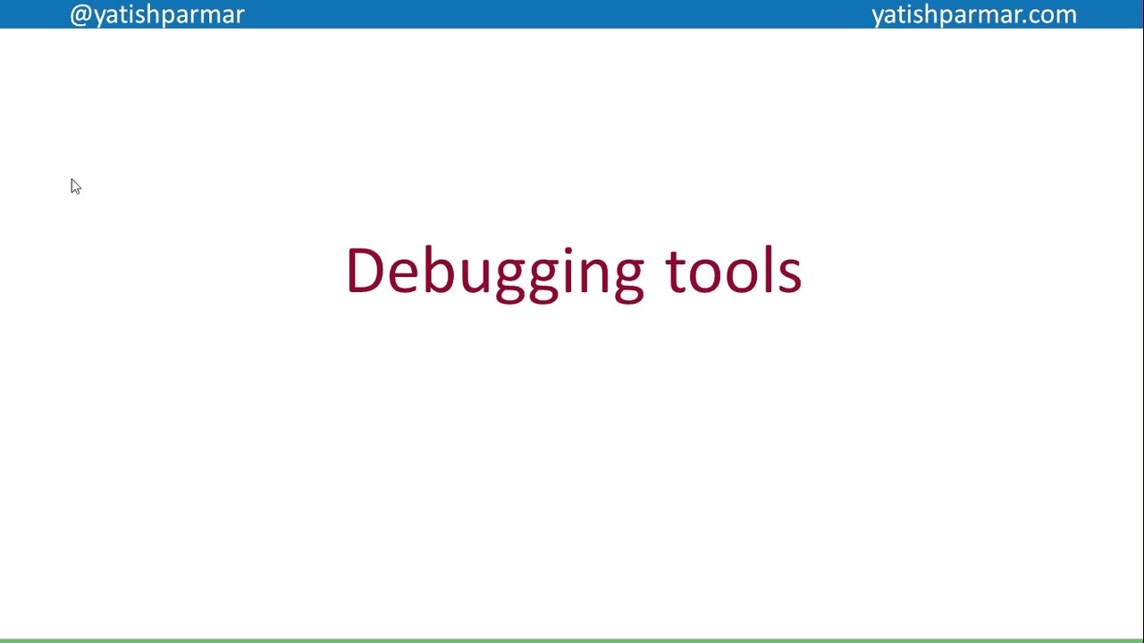 Debugging tools - A Level Computer Science