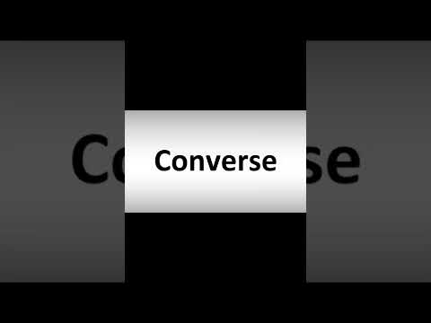 Can you say it correctly? CONVERSE
