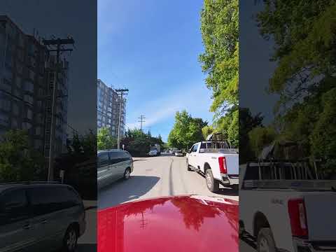 Right Turn at Flashing Green Light Vancouver #driving #cityofvancouver