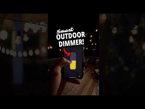 Make your string lights SMART (and dimmable) with this!