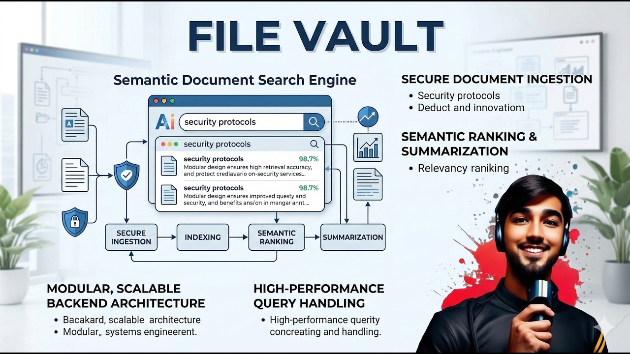 File Vault : Smart Document Search Engine with Semantic Ranking: