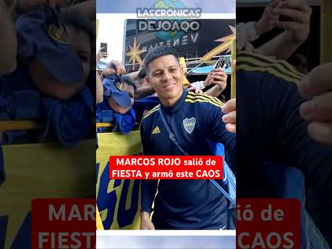 ROJO salió de FIESTA y armó este CAOS en BOCA 😱| Polemica en #BocaJuniors #Futbol #Argentina