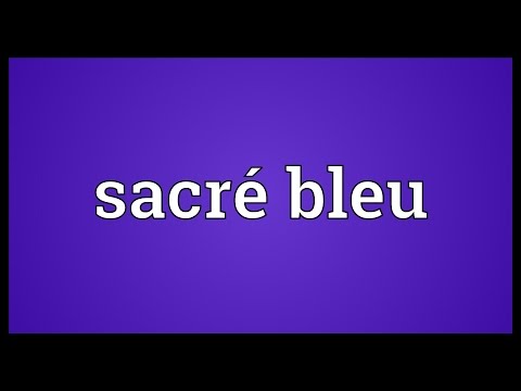 Sacré bleu Meaning