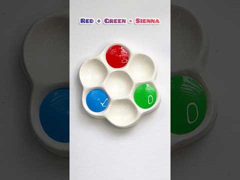 Color Mixing with RGB: Creating New Shades #paintmixing #colormixing #colors